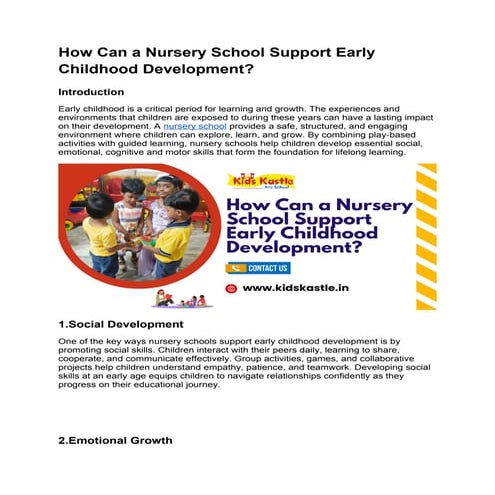 How Can a Nursery School Support Early Childhood Development.docx