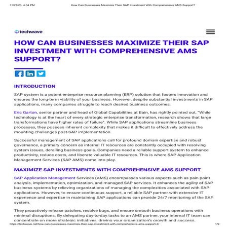 How Can Businesses Maximize Their SAP Investment With Comprehensive AMS Support_.pdf