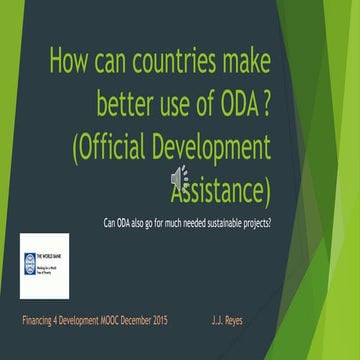 How can countries make better use of ODA | PPT