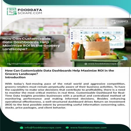 Maximize ROI with Customizable Data Dashboards | PPTX