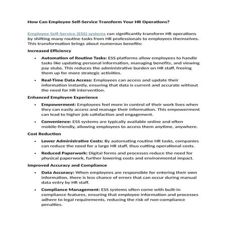 How Can Employee Self-Service Transform Your HR Operations.docx