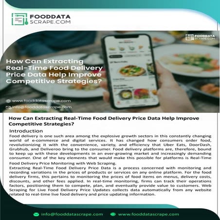 Boost Competitiveness by Extracting Real-Time Food Price Data | PDF
