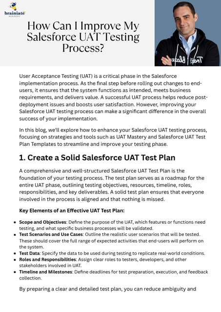 UAT Kickoff Presentation 10 29 09 | PPT