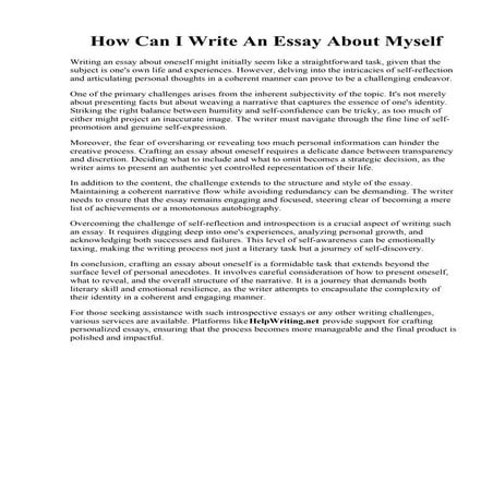 How Can I Write An Essay About Myself.pdf