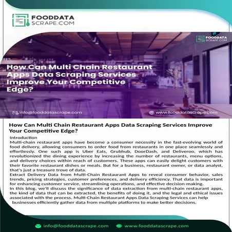 Leverage Multi Chain Restaurant Apps Data Scraping Services | PPTX