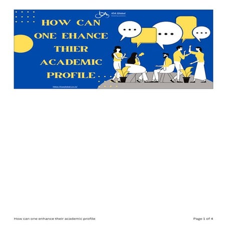 How can one enhance their academic profile.pdf