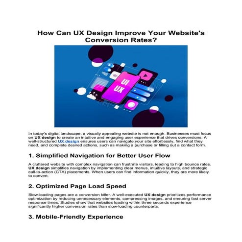 How Can UX Design Improve Your Website's Conversion Rates.docx