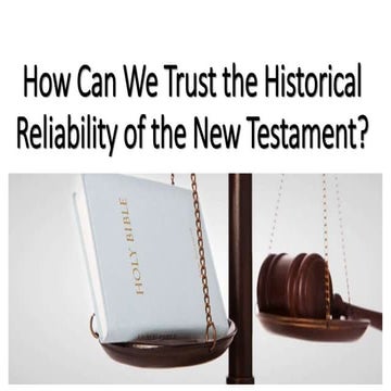 How can we trust the historical reliability of new testament with fonts ...