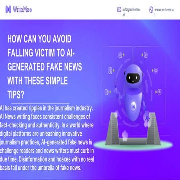 HOW CAN YOU AVOID FALLING VICTIM TO AI-GENERATED FAKE NEWS WITH THESE ...