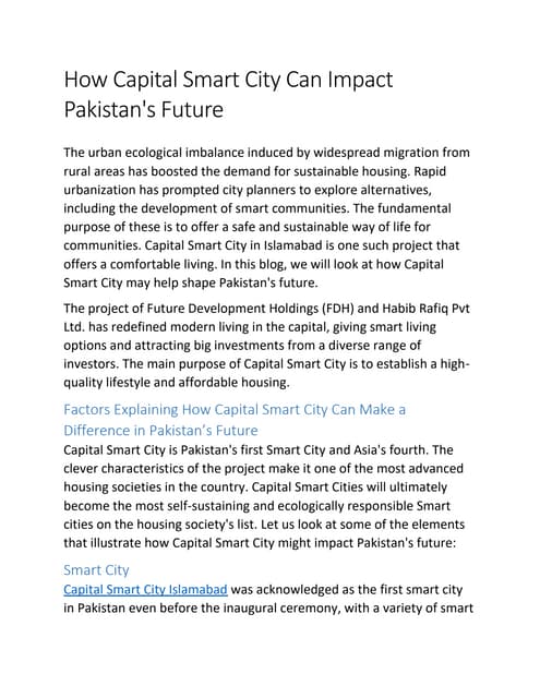 Lahore Smart City and Capital Smart City.pdf