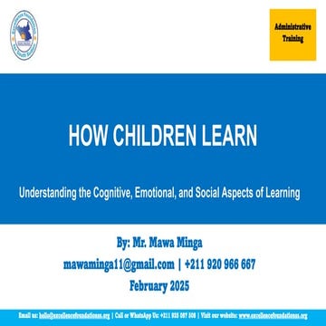 How Children Learn - Teaching and Learning Process.pdf