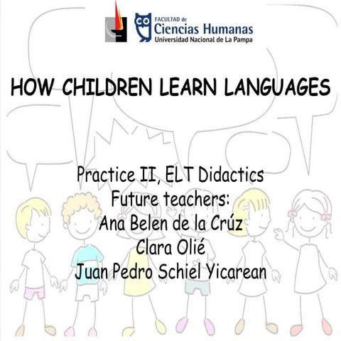 How children learn languages | PPTX