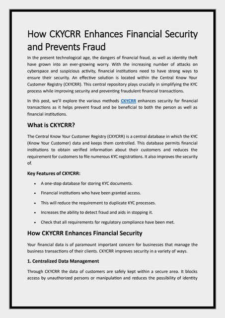 KYC Harmony: Combining Cryptocurrency Convenience with Compliance | PPT