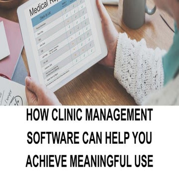 Clinic software | PPTX