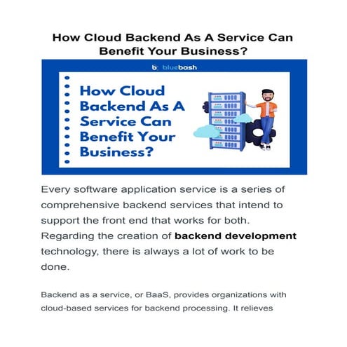 How Cloud Backend As A Service Can Benefit Your Business.pdf