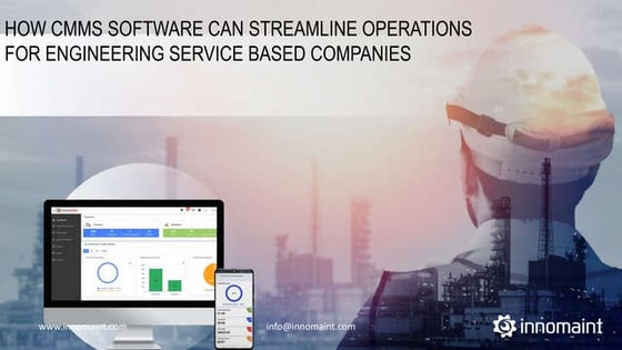 Elevator Service Company -CMMS Software solution.pptx | InnoMaint | PPTX