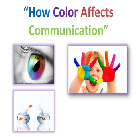 How color affects communication | PPTX