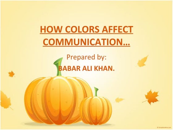 how colour effective on our communication | PPT