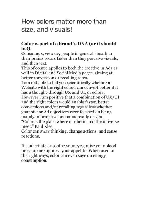 Color psychology | PPT