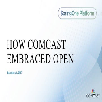 How Comcast Embraced Open | PDF | Home Entertainment Systems | Consumer ...