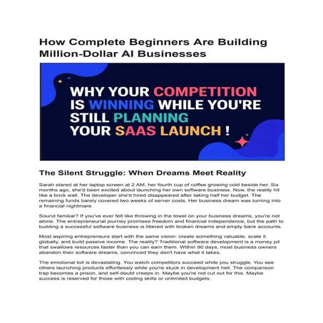 How Complete Beginners Are Building Million-Dollar AI Businesses.pdf