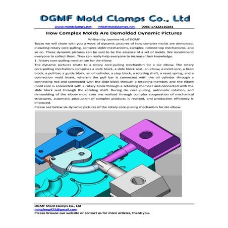How complex molds are demolded dynamic pictures | PDF