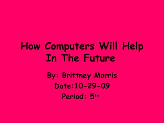 computers | PPT