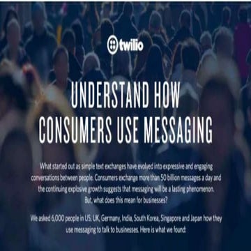 Understand How Consumers Use Messaging | PPT