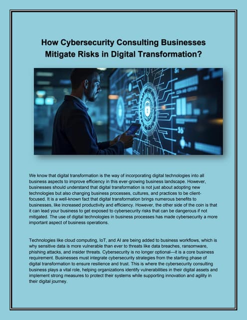 Risk Assessment Cybersecurity 6 Key Steps to Protect Your Digital ...