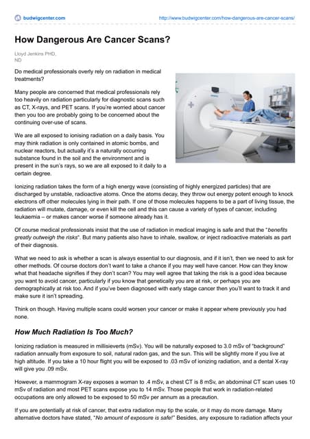 Positron Emissions Tomography (PET SCAN) | PPT