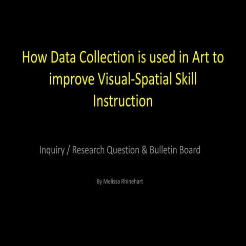 How data collection is used in art to | PPT