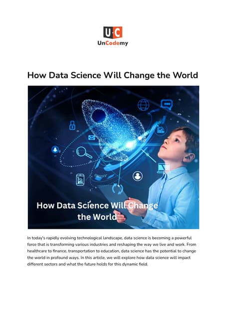 The Limitless Possibilities in Data Science.pdf | Internet | Computing