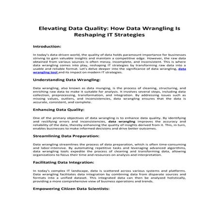 How Data Wrangling Is Reshaping IT Strategies.pdf