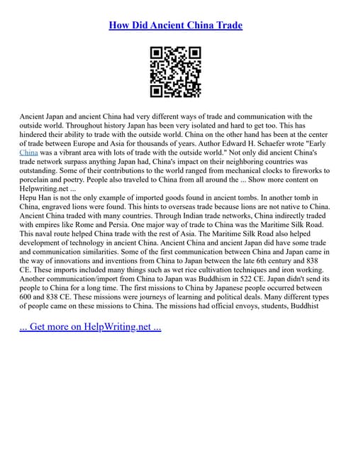 Ancient china practice test | DOCX