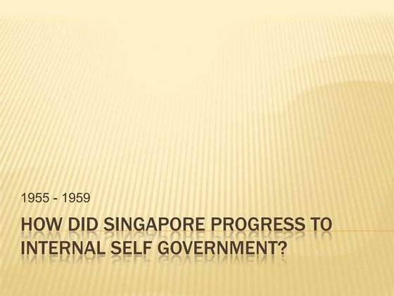 singapore's leaders | PPT