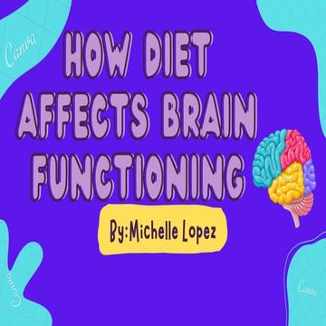 How the food you eat affects your brain | DOC