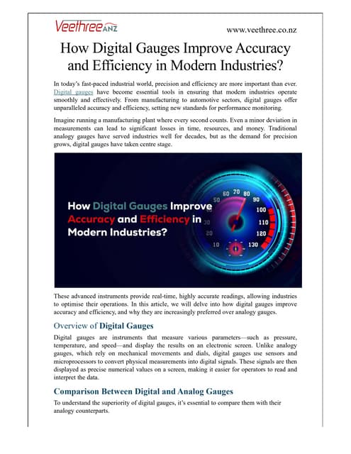 How Marine Gauges Enhance Safety and Efficiency | PPT
