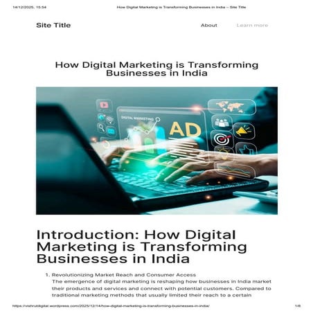 How Digital Marketing is Transforming Businesses in India – PDF Format.pdf