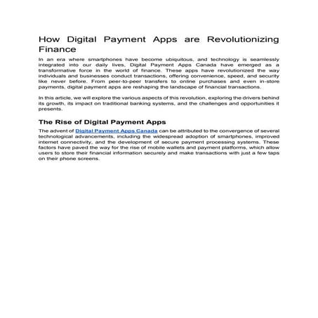 Escrow-Style Payment Apps vs Traditional Payment Methods | PDF