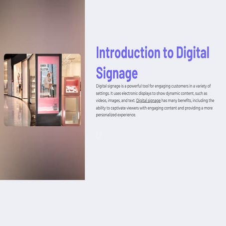 How Digital Signage Can Improve Customer Engagement: Tips for ...
