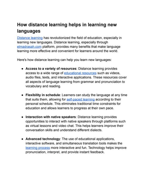 Mobile App For Language Learning: Language Education | PPT