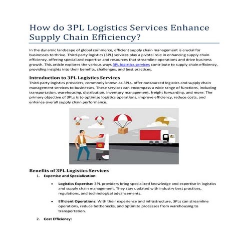 How do 3PL Logistics Services Enhance Supply Chain Efficiency.docx