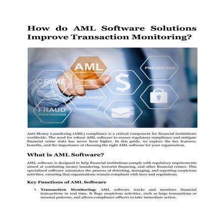 How do AML Software Solutions Improve Transaction Monitoring.pdf