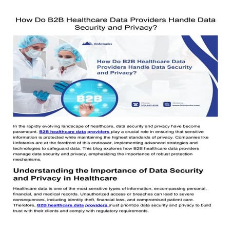 How Do B2B Healthcare Data Providers Handle Data Security And Privacy.pdf | Free Download