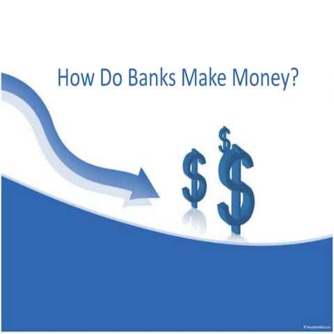 How Do Banks Make Money | PDF