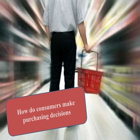 How do consumers make purchasing decisions | PPTX