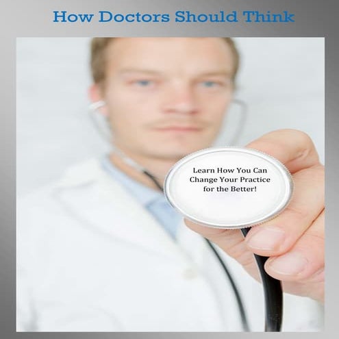 How doctors should think | PDF