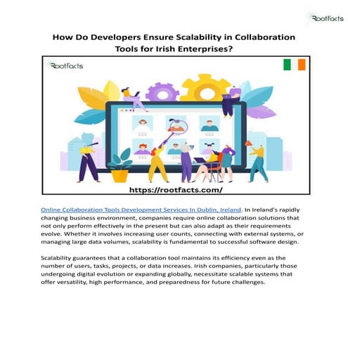 How Do Developers Ensure Scalability in Collaboration Tools for Irish ...