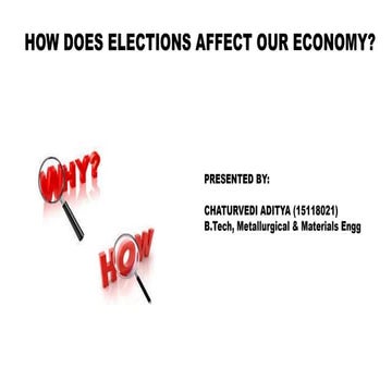How do elections affect our economy | PPTX