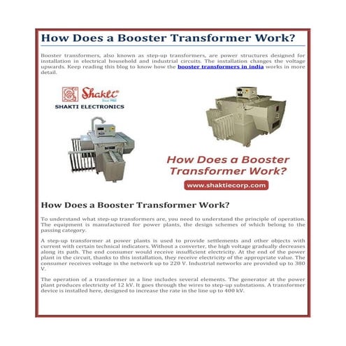 How Does a Booster Transformer Work.pdf
